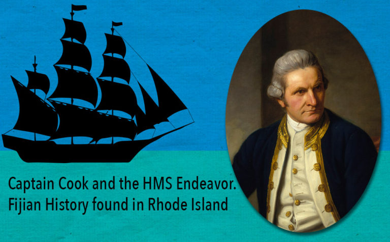Captain Cook and the HMS Endeavor. Fijian History